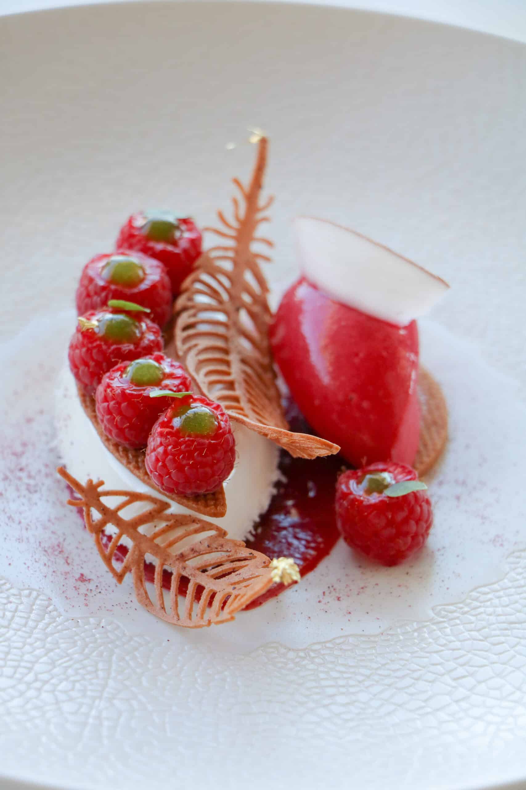 Chef Mourad Timsih's seasonal creation - La Tour d'Argent